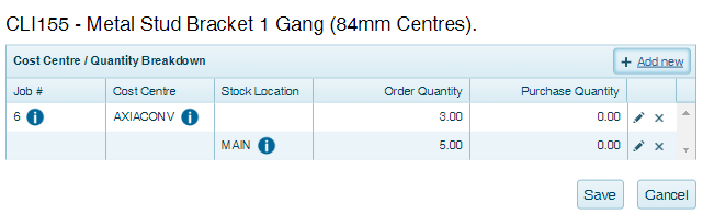 Purchase Order for Multiple Jobs and/or Locations – Axiapac Help Center
