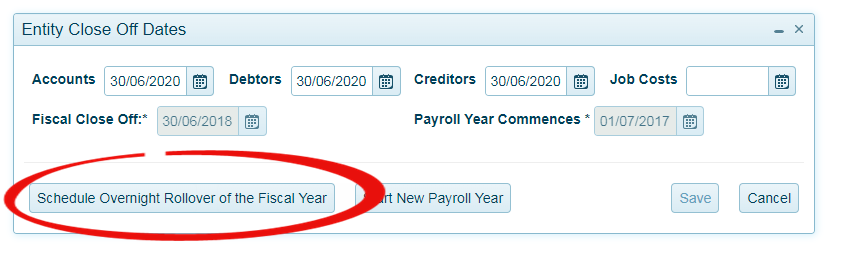 How to Run the Accounts End of Year Process Financial Year Rollover ...