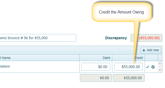 How to Write Off a Bad Debt using a Sales (Debtor) Adjustment Journal ...