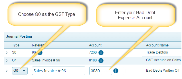 How to Write Off a Bad Debt using a Sales (Debtor) Adjustment Journal ...