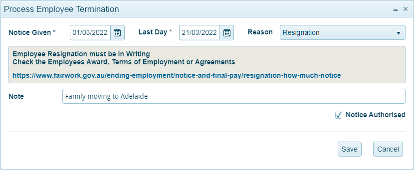 How to Terminate an Employee – Axiapac Help Center